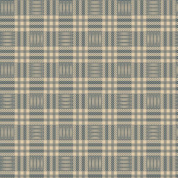 Textured Plaid R520925D BLUE - Plaid Sheep Company